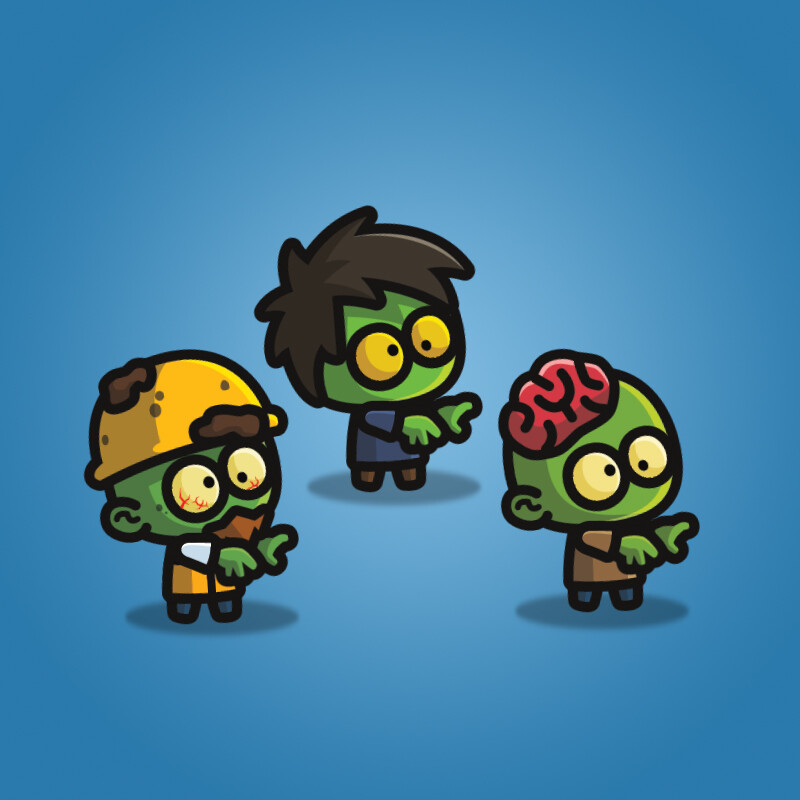 ArtStation - Tiny Zombies | Game Assets