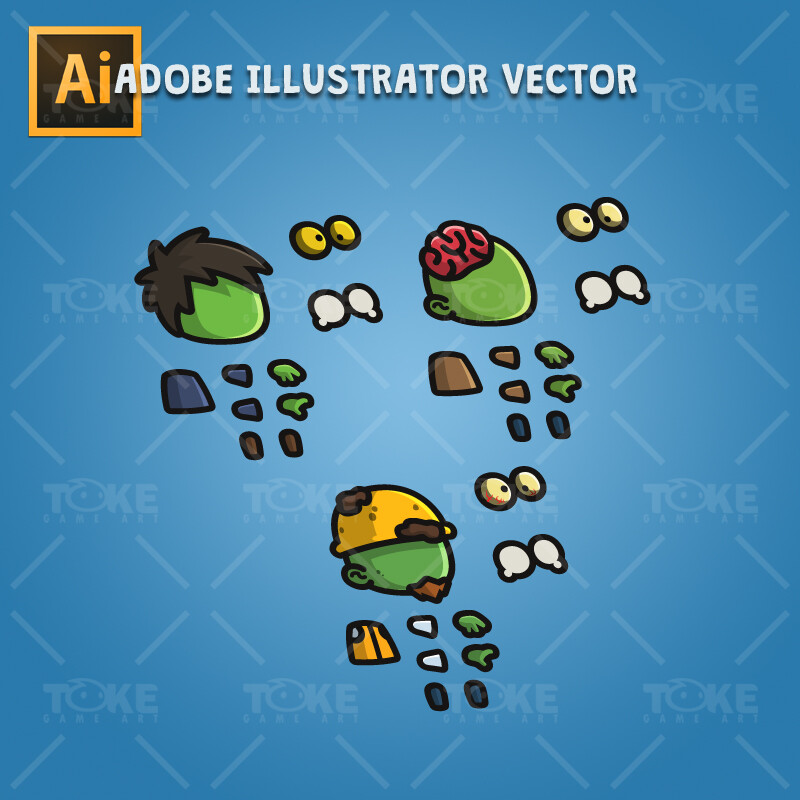 ArtStation - Tiny Zombies | Game Assets