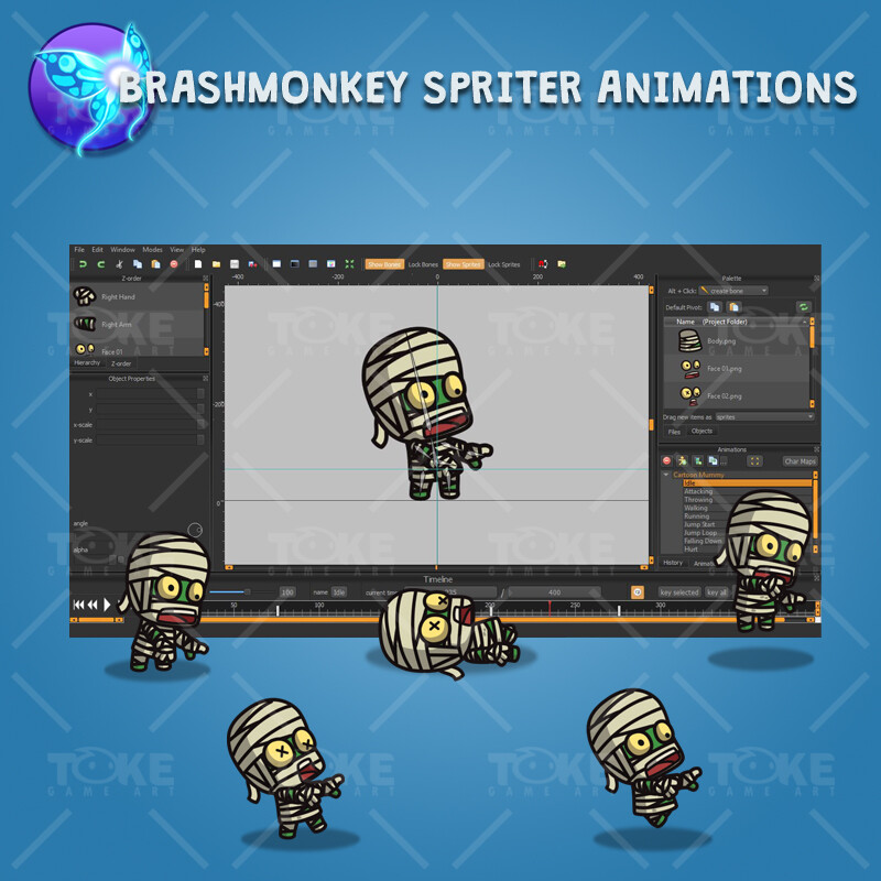ArtStation - Cartoon Mummy | Game Assets
