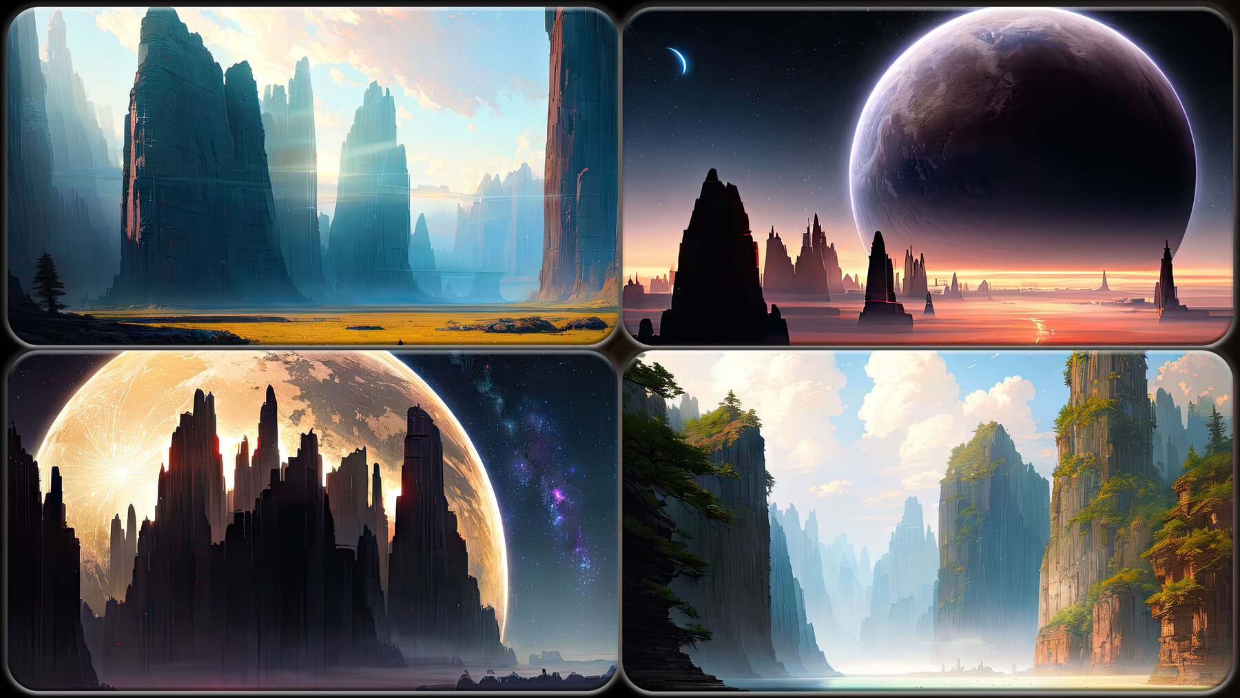 ArtStation - 210 Painted - Alien Planet Reference Pack | 4K | v.3 ...