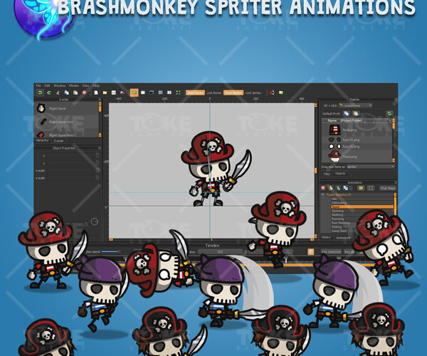 ArtStation - Pirate Skeleton | Game Assets