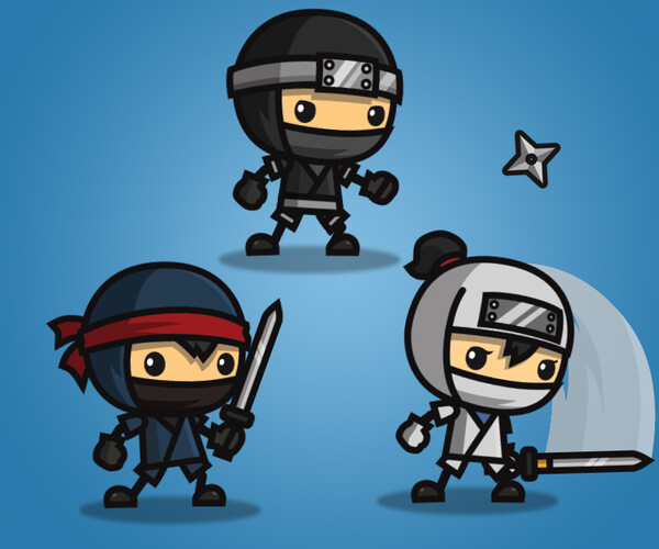 ArtStation - Mini Ninja | Game Assets