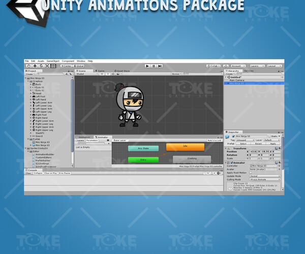 ArtStation - Mini Ninja | Game Assets
