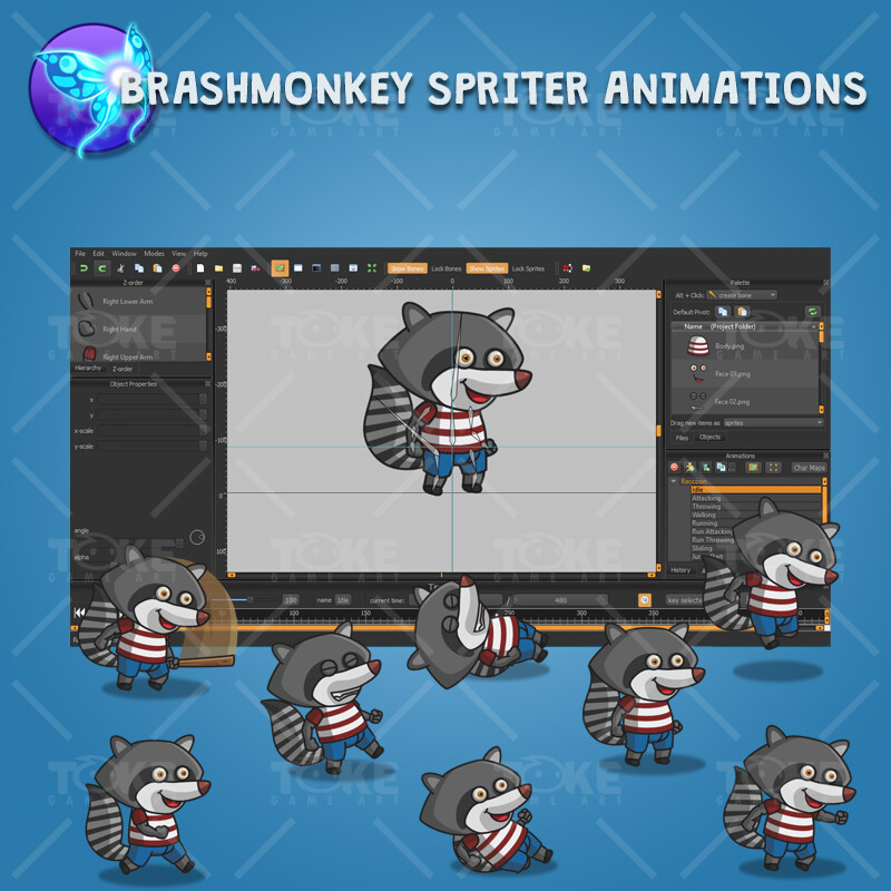 ArtStation - Raccoon | Game Assets