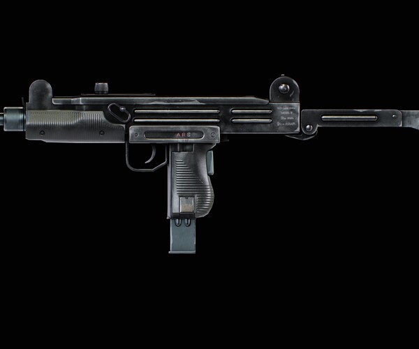 ArtStation - UZI - Low Poly | Game Assets