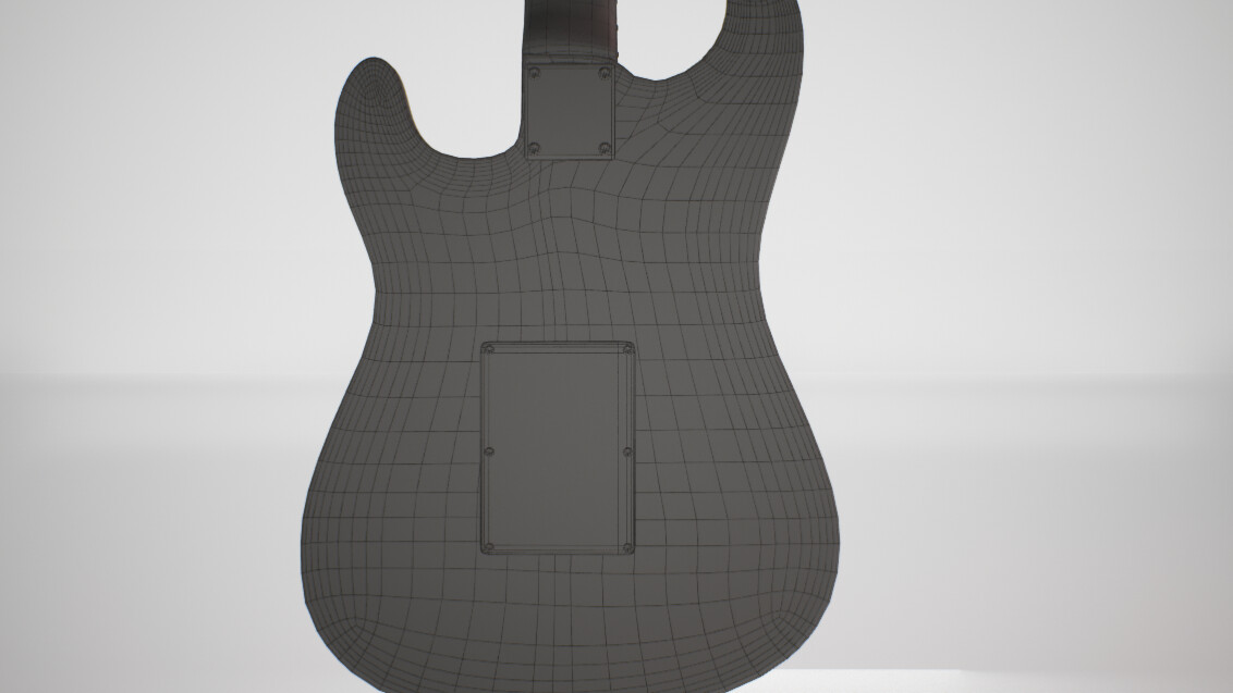 ArtStation - Electric guitar | Game Assets