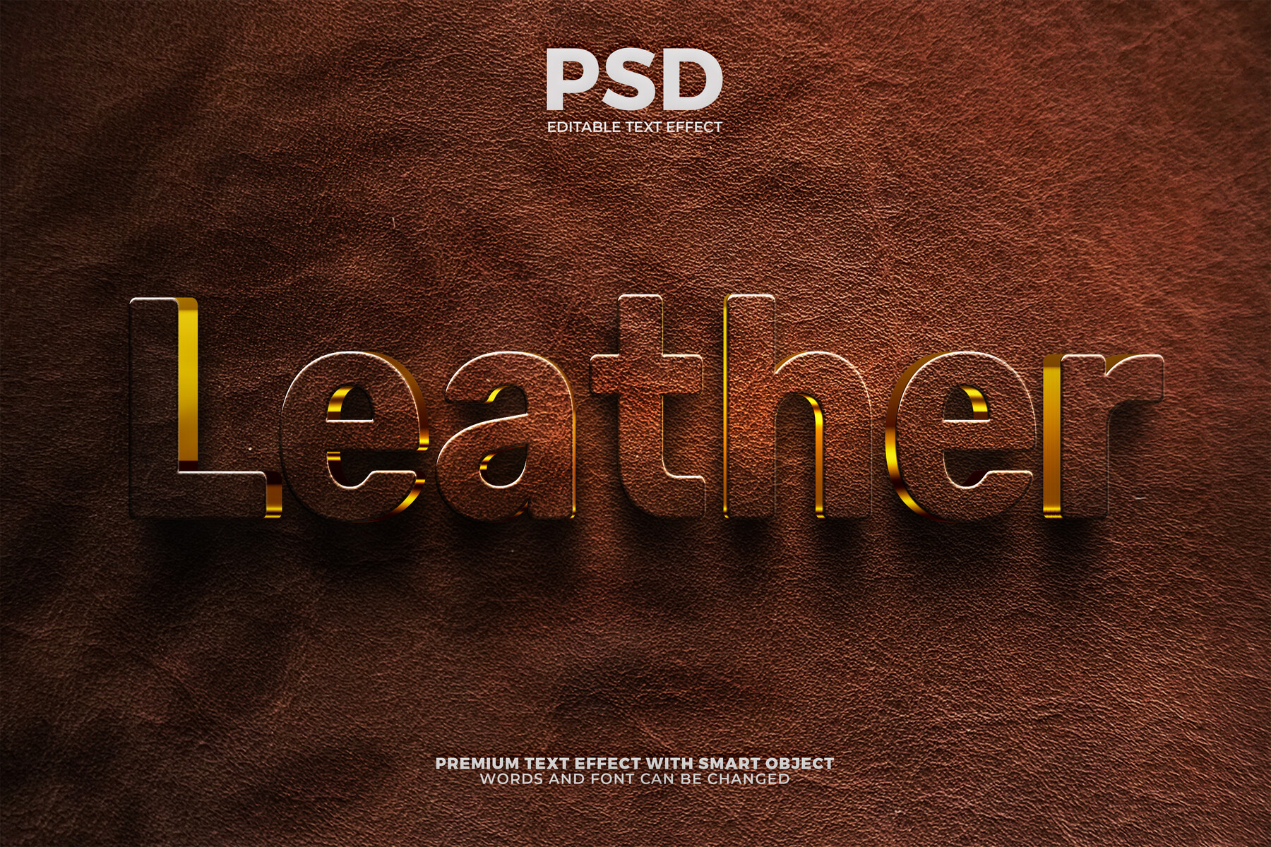ArtStation - 3D Luxury. PSD fully editable text effect. Layer style PSD ...
