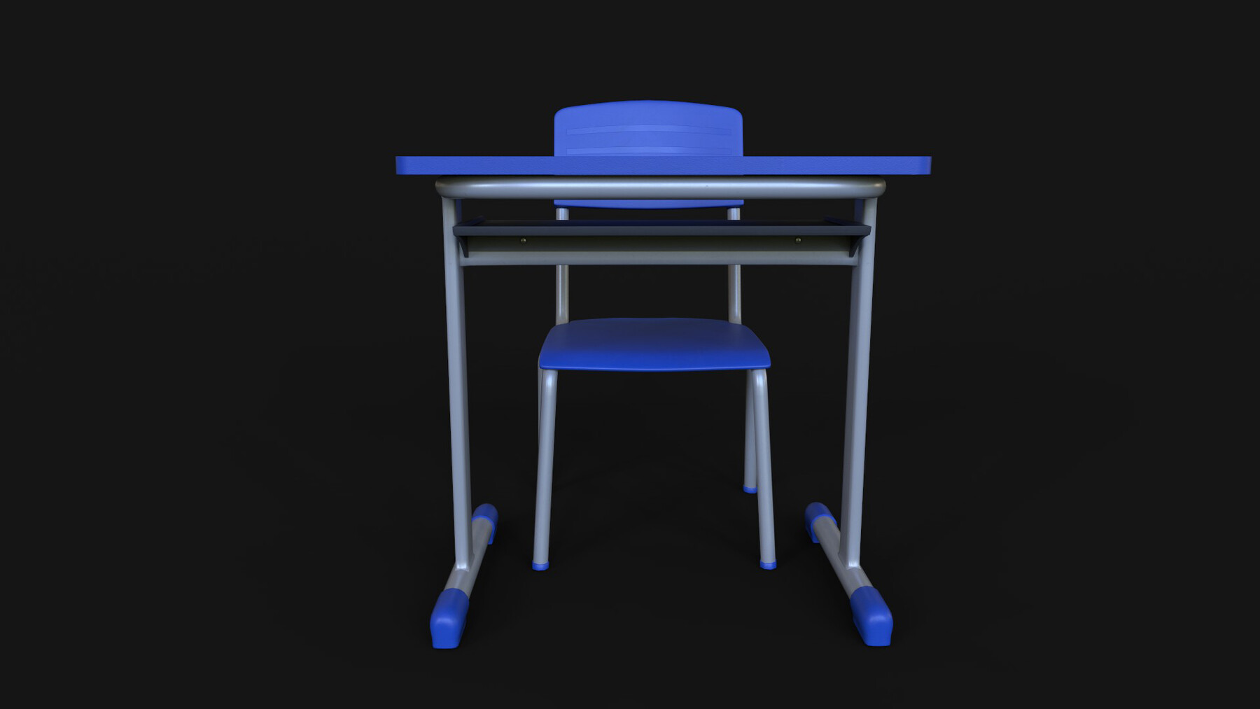 ArtStation - School Desk and Chair | Game Assets