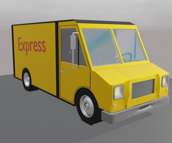 ArtStation - Delivery Van | Resources