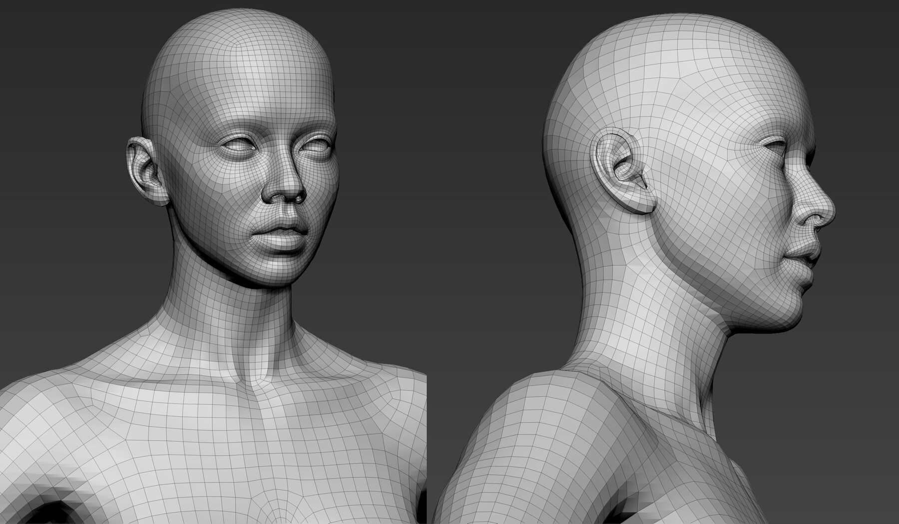 ArtStation - Full body asian girl 3D model | Resources