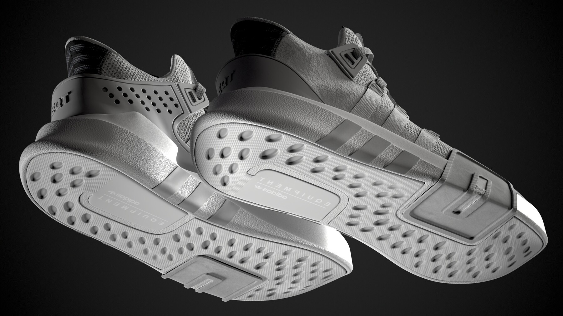 ArtStation - Adidas EQT Bask ADV Gray- (3dsmax- Blender - Cinema4D) | Resources