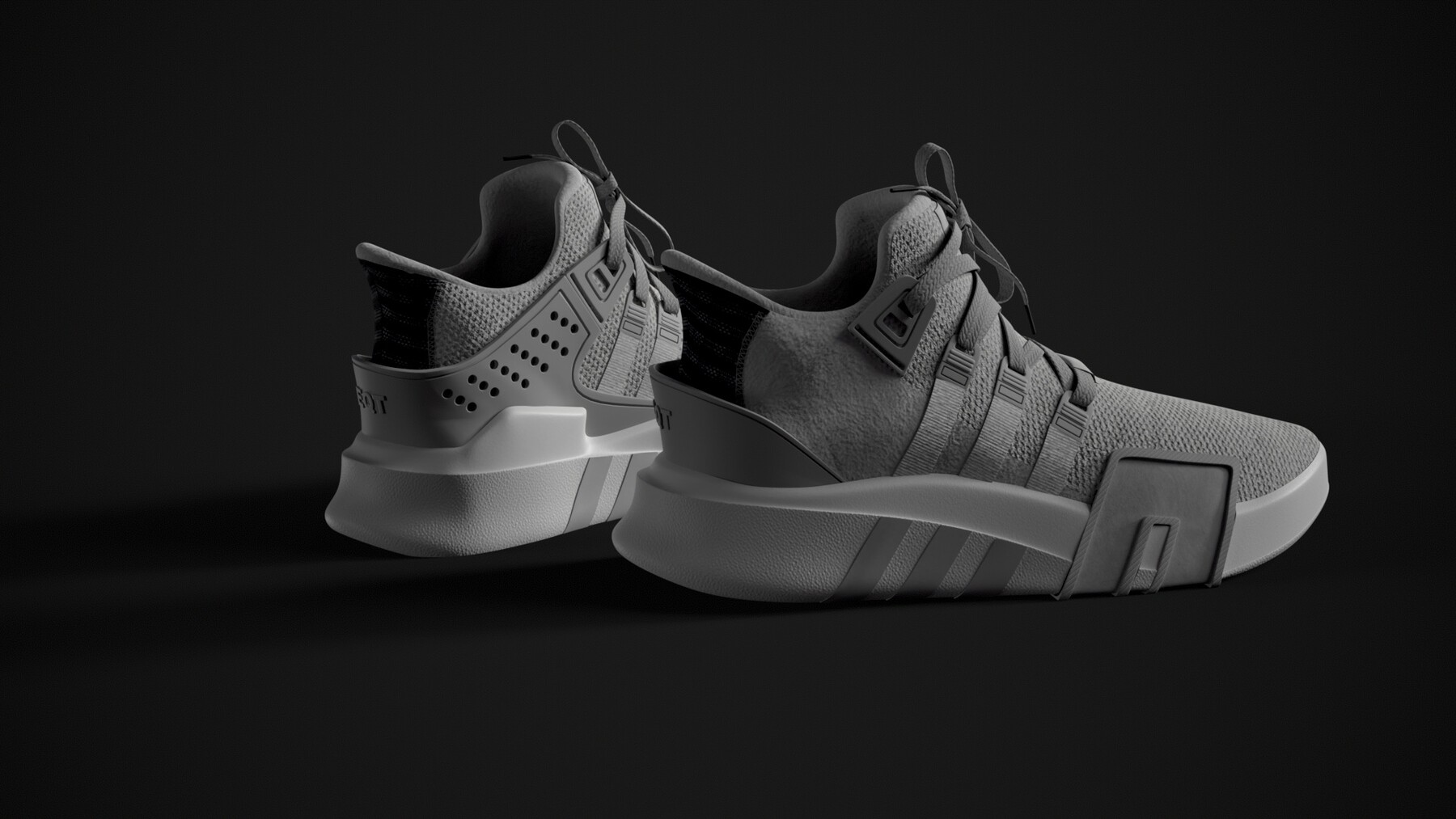 ArtStation - Adidas EQT Bask ADV Gray- (3dsmax- Blender - Cinema4D) | Resources