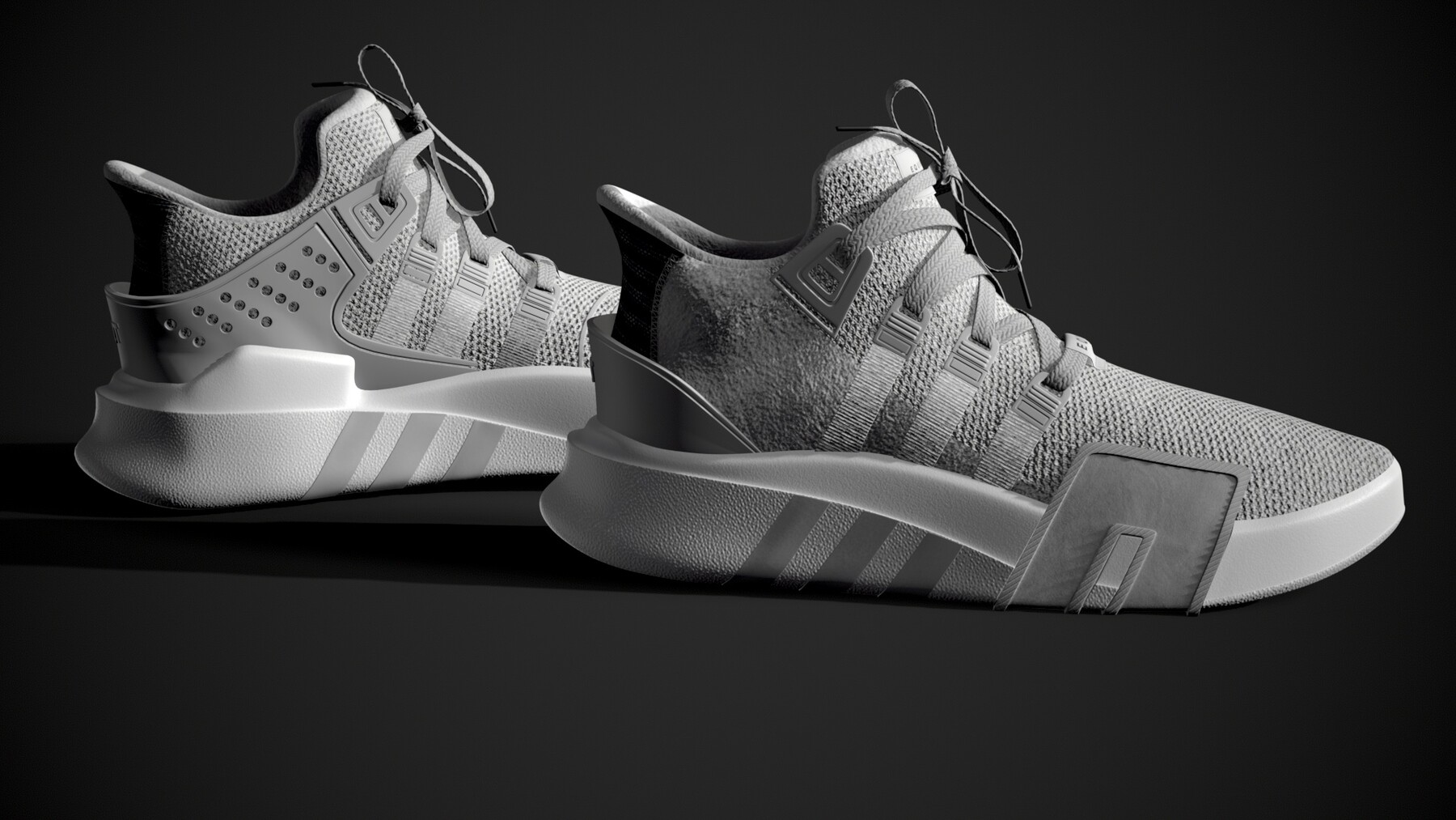 ArtStation - Adidas EQT Bask ADV Gray- (3dsmax- Blender - Cinema4D) | Resources