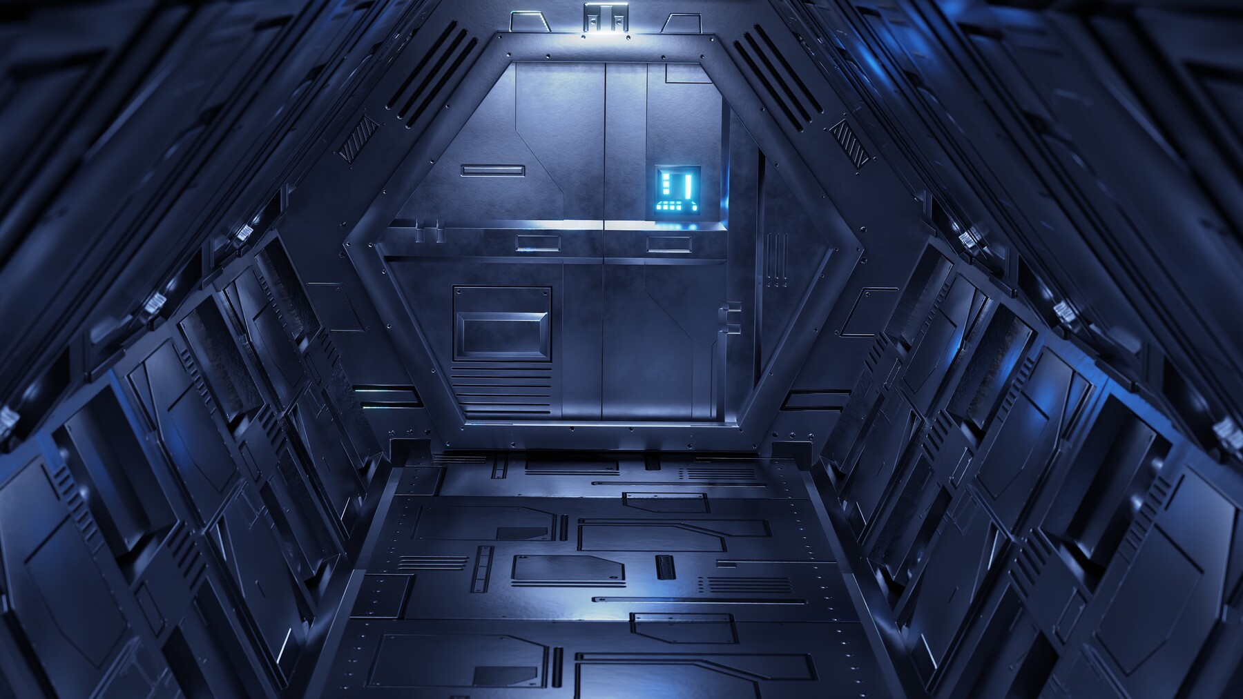 ArtStation - Sci-Fi Airlock Corridor | Resources