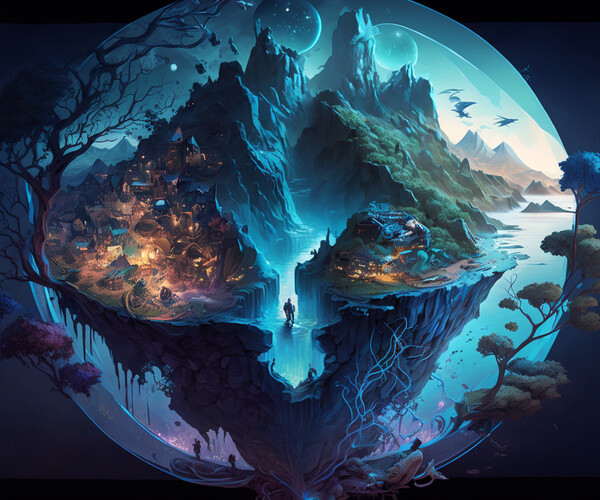 ArtStation - Truth Beyond Reality: Navigating the Map of My Mind 8 ...