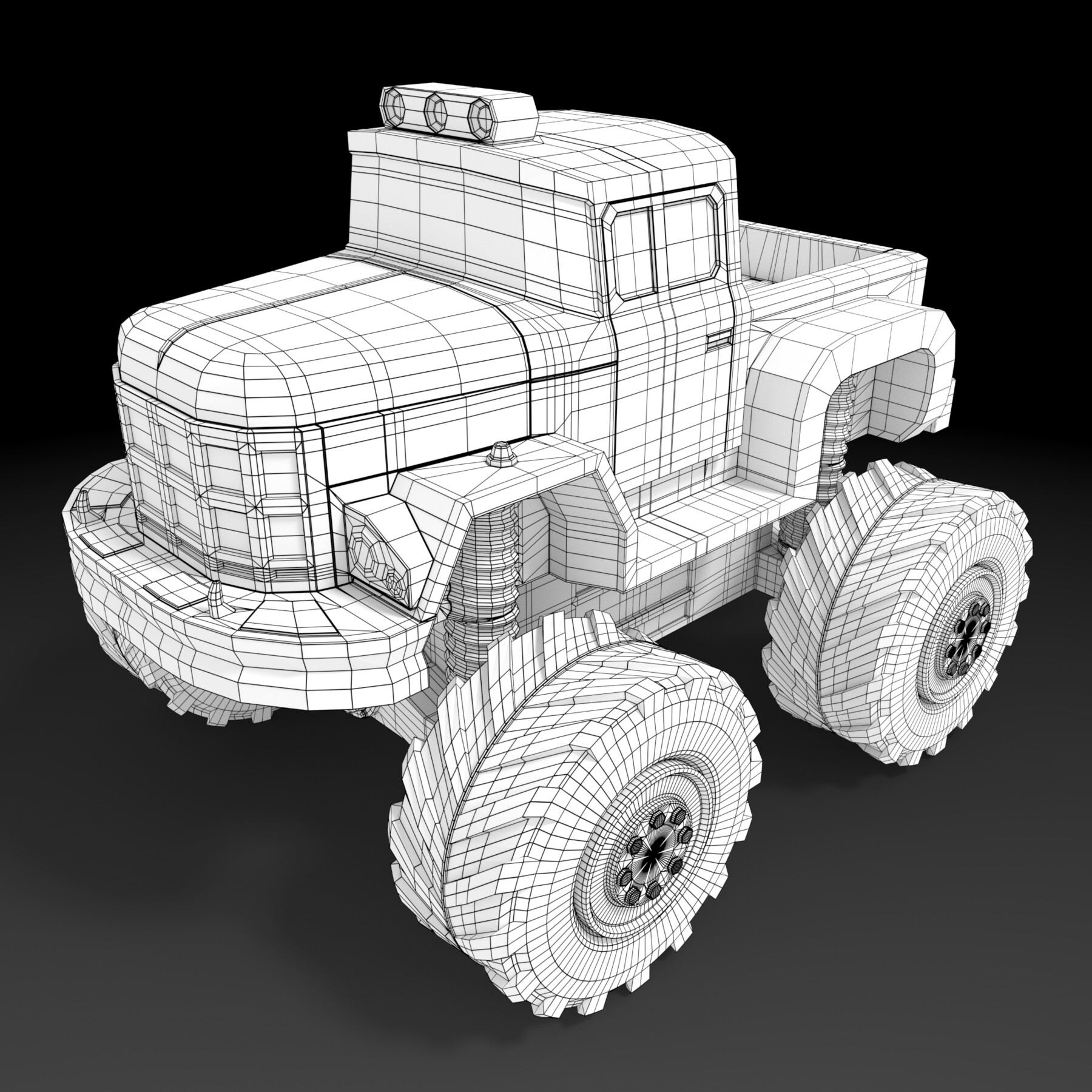 ArtStation - BIGFOOT MONSTER TRUCK | Resources