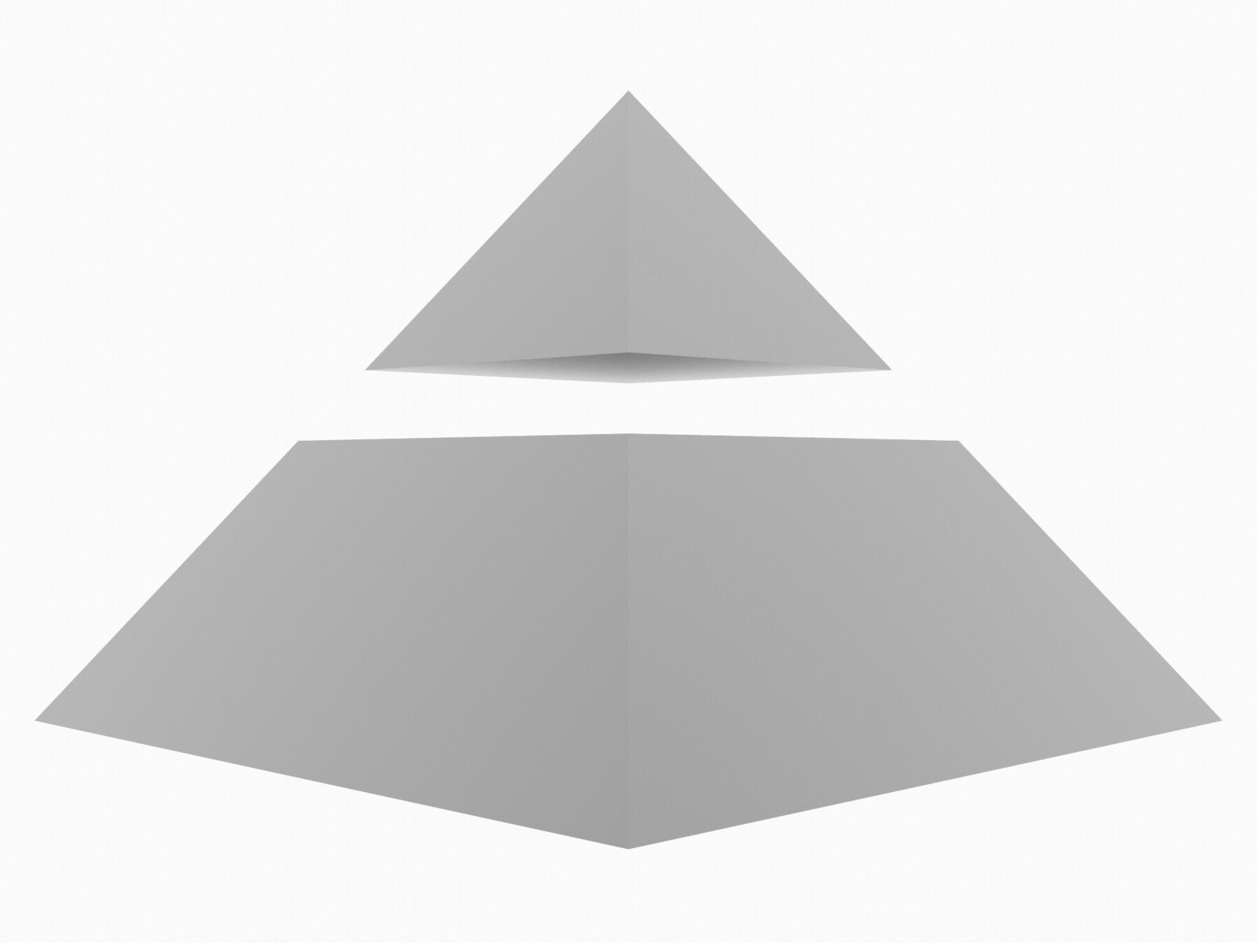 ArtStation - Pyramid Separated into 2 Parts | Resources