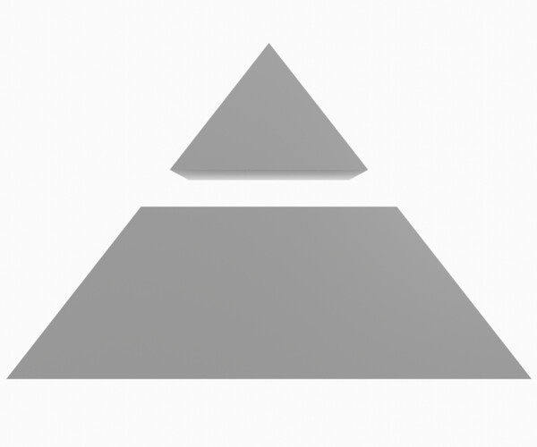 ArtStation - Pyramid Separated into 2 Parts | Resources