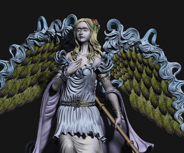 ArtStation - 3D Game Assets 3D Printed Models Angel Figures | Artworks