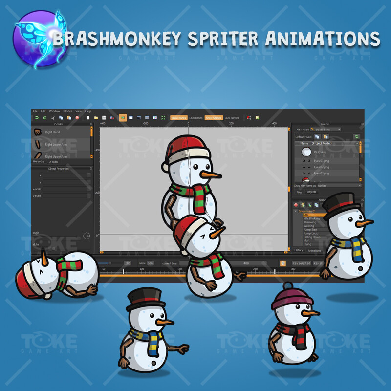 ArtStation - Snowman Character Pack | Game Assets