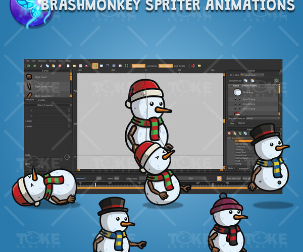 ArtStation - Snowman Character Pack | Game Assets