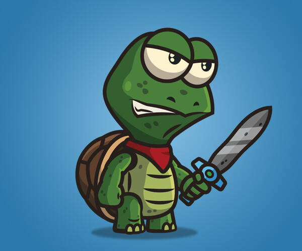 ArtStation - Cute Turtle | Game Assets