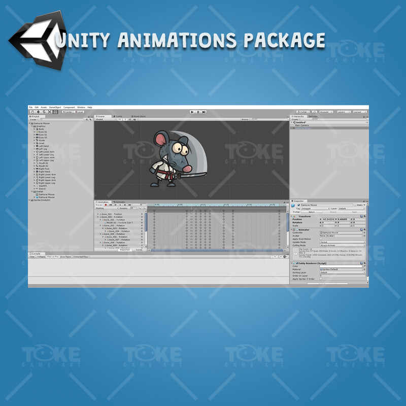 ArtStation - Samurai Mouse | Game Assets