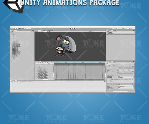 ArtStation - Samurai Mouse | Game Assets