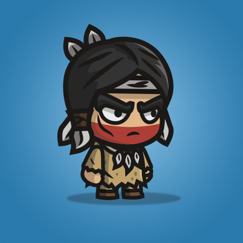 ArtStation - Indian Tribe Knight | Game Assets