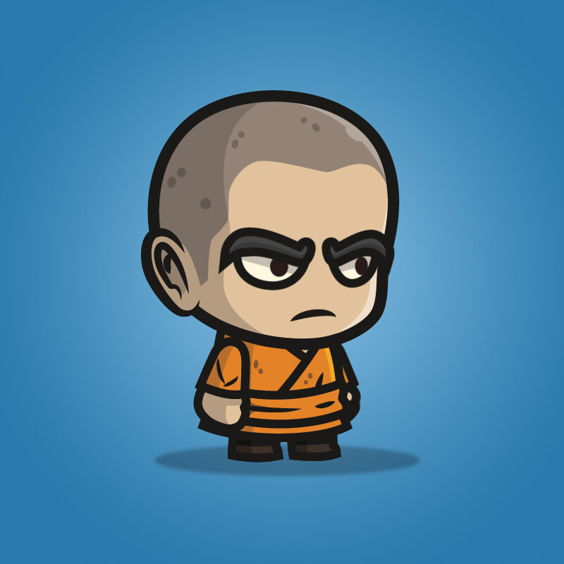 ArtStation - Monk Guy | Game Assets