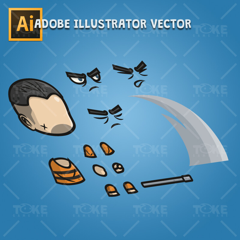 ArtStation - Chibi Prisoner Guy | Game Assets