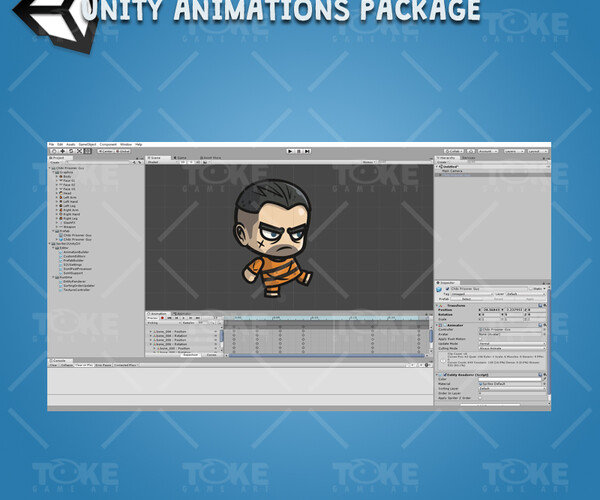 ArtStation - Chibi Prisoner Guy | Game Assets