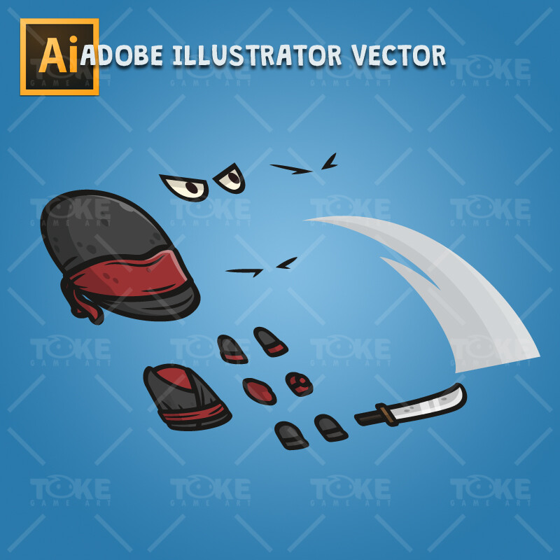 ArtStation - Black Ninja | Game Assets