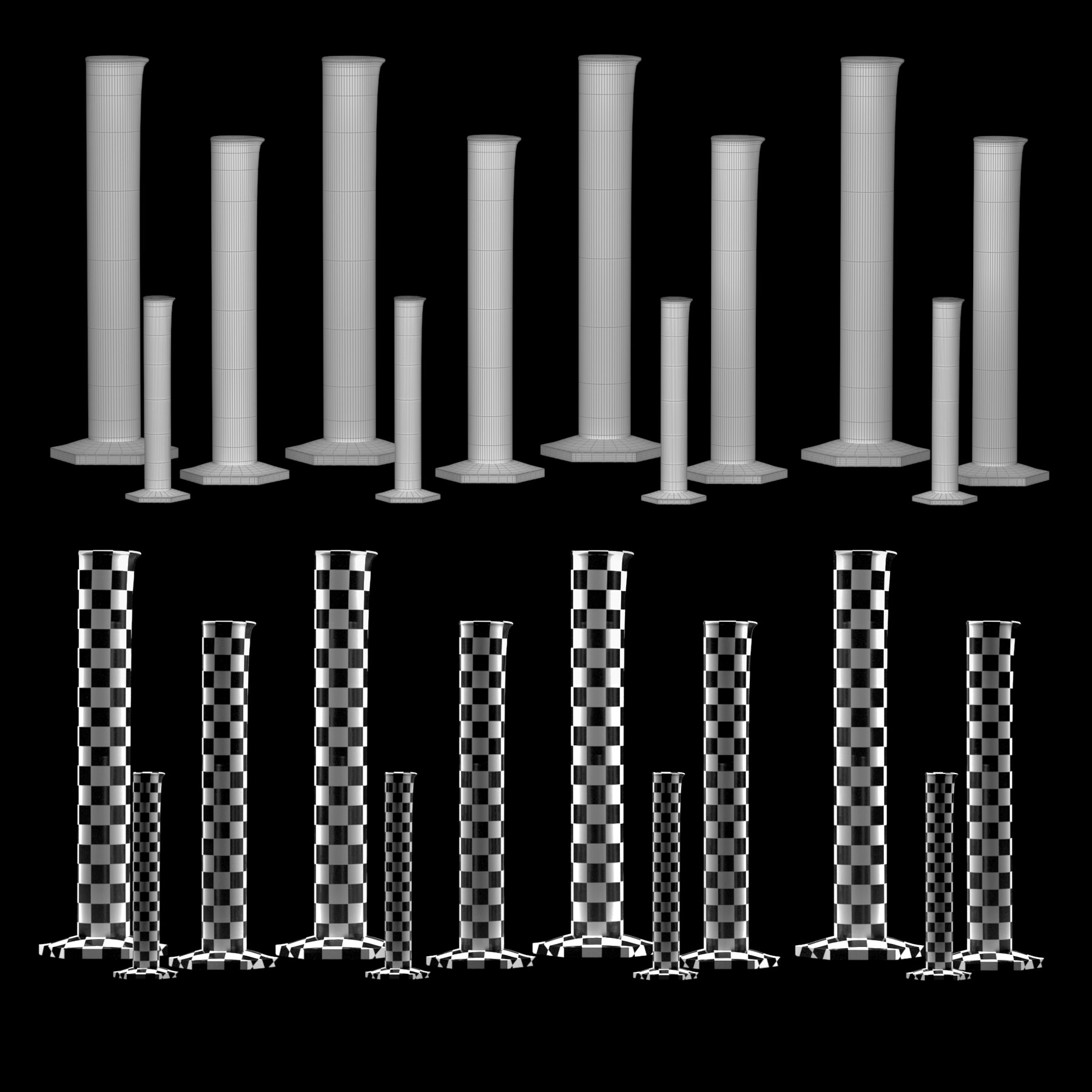 ArtStation - Chemistry measuring Cylinders (3dsmax Corona renderer ...
