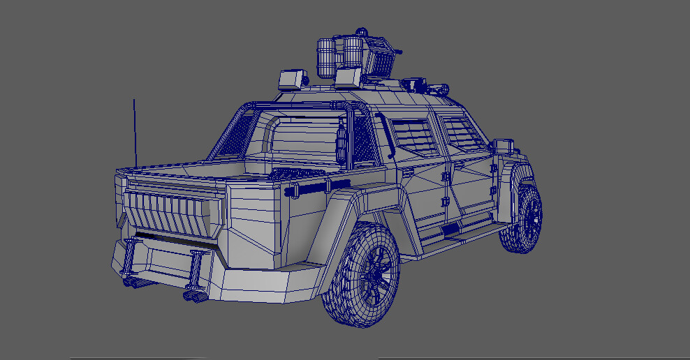 ArtStation - Spectre Military Vehicle | Game Assets