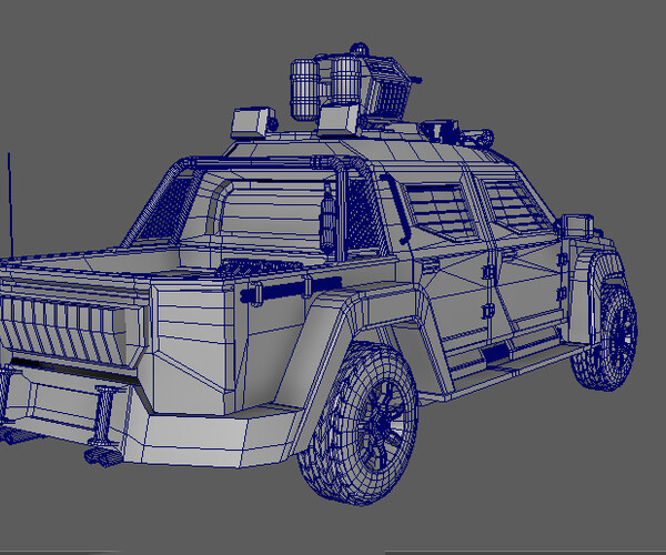 ArtStation - Spectre Military Vehicle | Game Assets