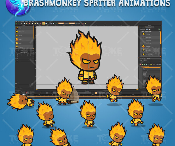 ArtStation - Fire Element Knight | Game Assets