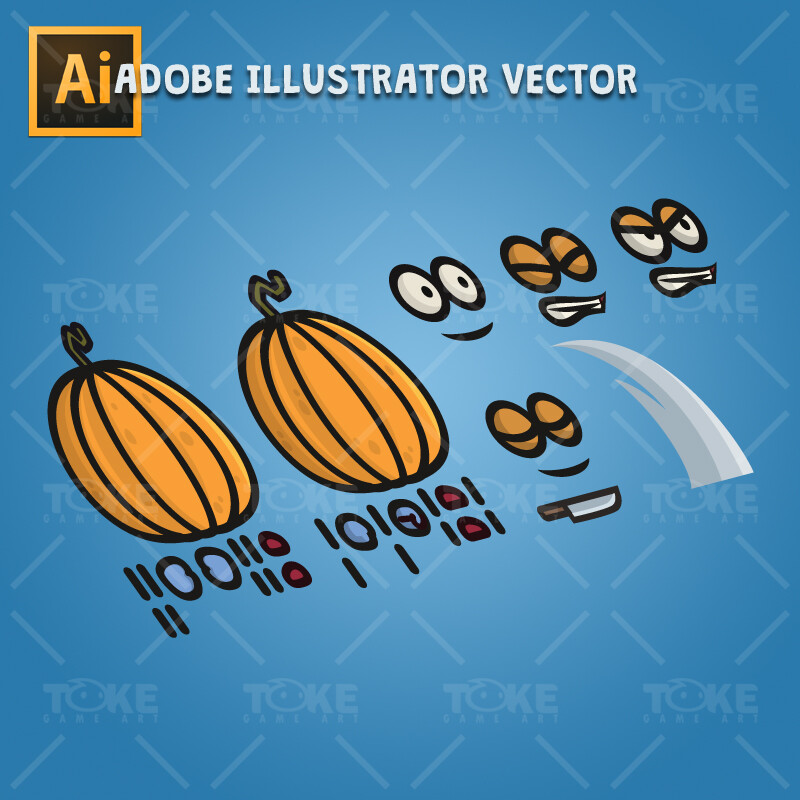 ArtStation - Pumpkin Guy | Game Assets