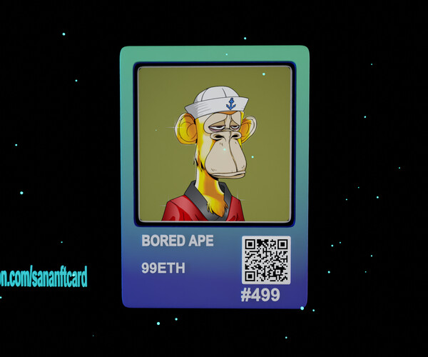 ArtStation - Collectible NFT card TEMPLATE | Artworks