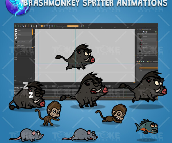 ArtStation - Cartoon Enemy Pack 04 | Game Assets