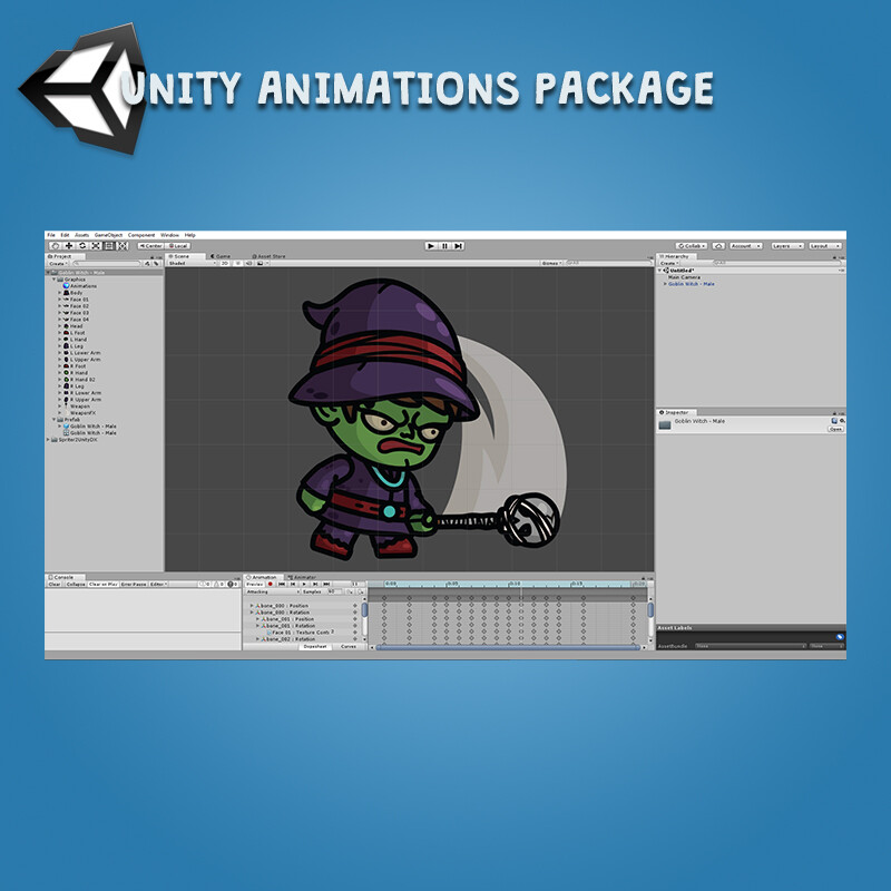 ArtStation - Goblin Witch 3-Packs Male Female Dark | Game Assets