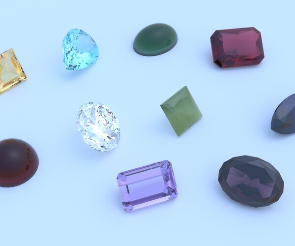 ArtStation - Gemstones | Resources