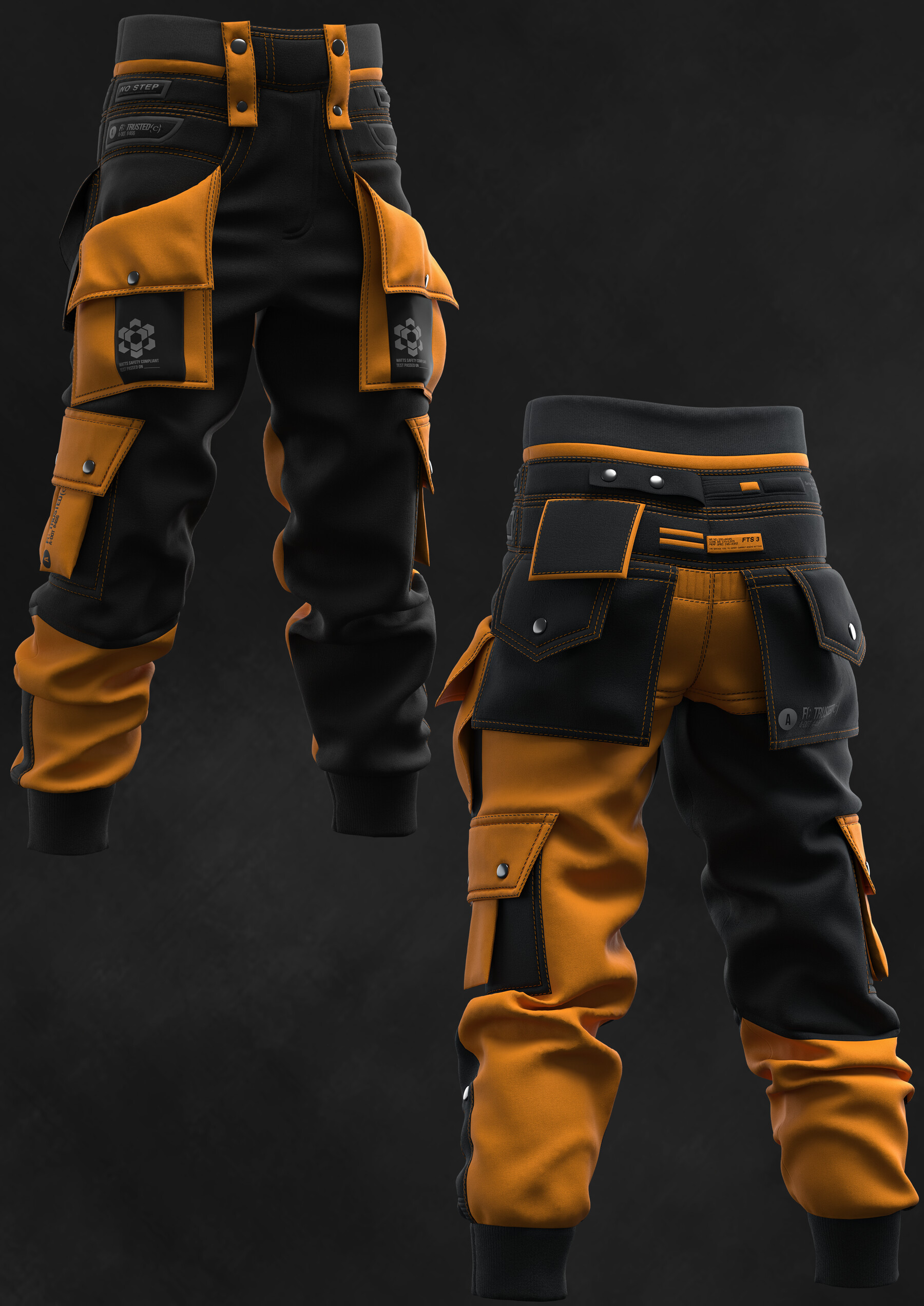 ArtStation - Tutorial MD/Clo3D - Modeling Pants | Tutorials