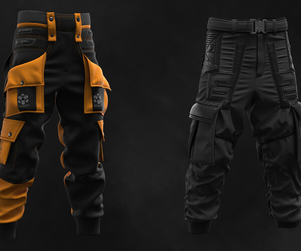 ArtStation - Tutorial MD/Clo3D - Modeling Pants | Tutorials