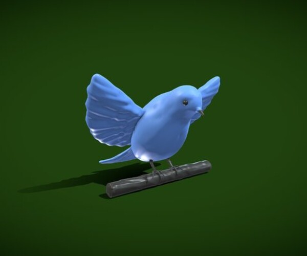 ArtStation - BLUEBIRD 3D Model | Resources