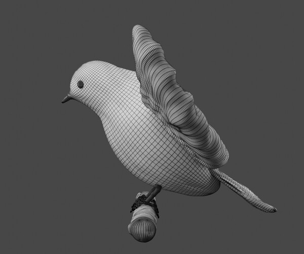 ArtStation - BLUEBIRD 3D Model | Resources