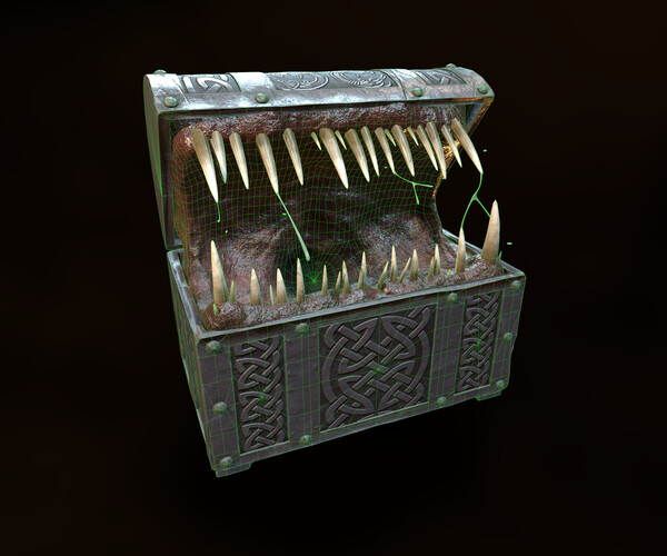 ArtStation - Mimic Chest | Game Assets