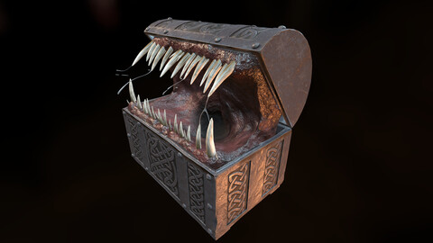 ArtStation - Mimic Chest | Game Assets