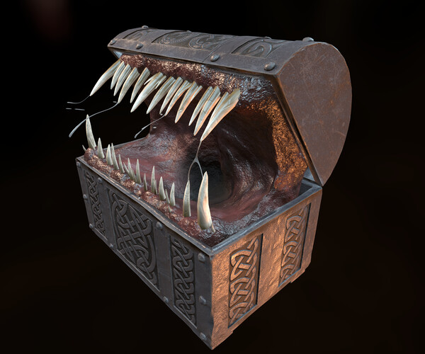 ArtStation - Mimic Chest | Game Assets
