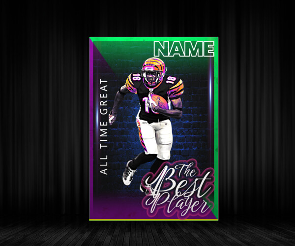 ArtStation - 3 in 1 Sports trading card template | Artworks